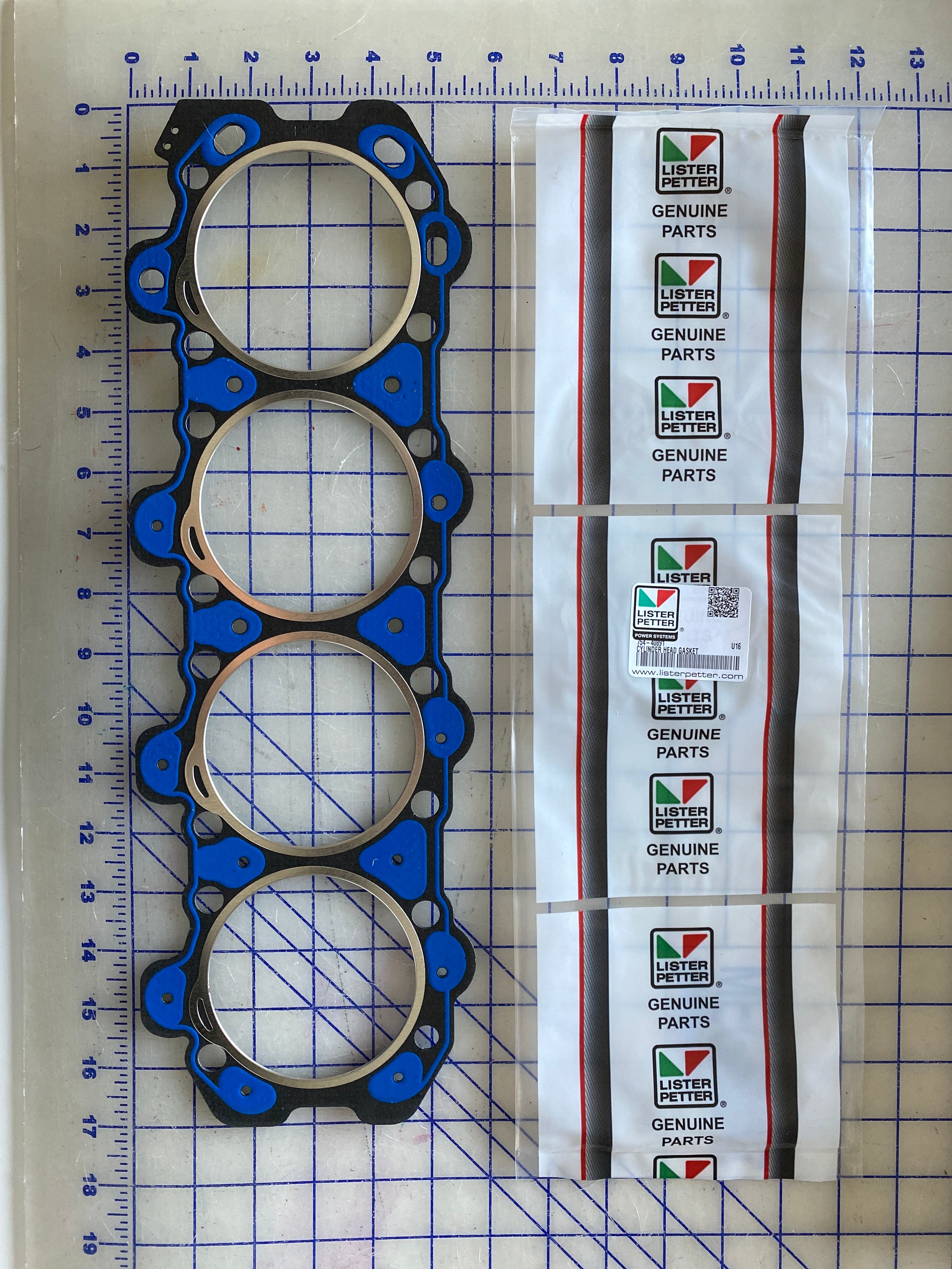 754-40891 Cylinder Head Gasket, fits LPW/S4 and LPWT engines, this gas