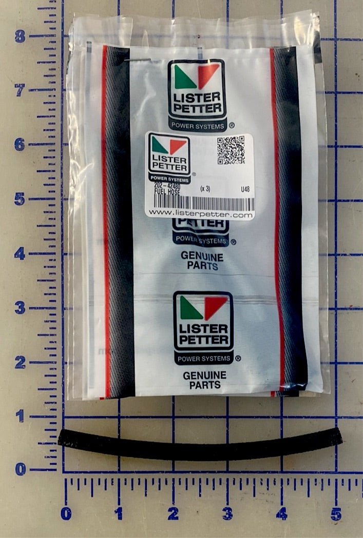 202-42480 Fuel return hose, used on the TS/TR series engines
